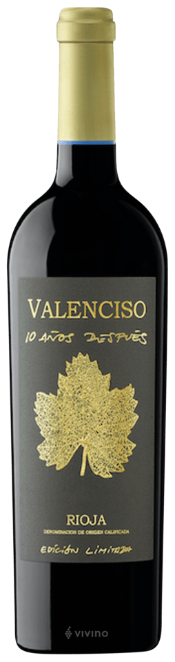 Valenciso Rioja Reserva 10 Años Después Edición Limitada 2010 – Wine Creek